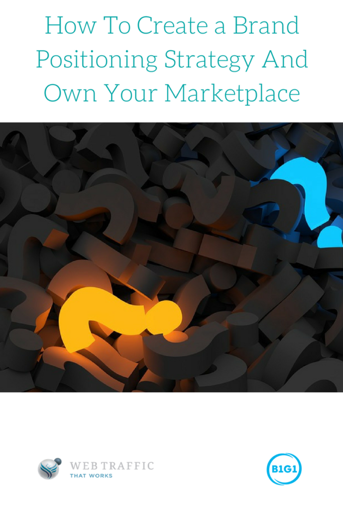 How To Create a Brand Positioning Strategy To Own Your Marketplace ...